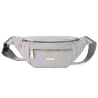 China Custom Logo Plain Zipper Closure Waist Bag Portable Outdoor Pouch Bum Bag for Running for sale