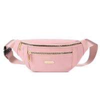 China Custom Logo Plain Zipper Closure Waist Bag Portable Outdoor Pouch Bum Bag for Running for sale