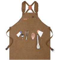 China Custom Professional Restaurant Waiter Waitress Apron With Pocket for Daily Life Needs for sale