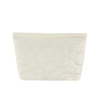 China Waterproof Makeup Storage Bag Puffer Quilted Nylon Cosmetic Bag for Travel Toiletries for sale