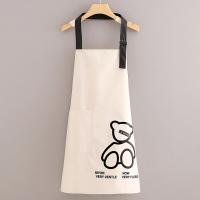 China Item Type Fashion Canvas Polyester Fabric Thick Cotton Apron for Unisex Kitchen for sale