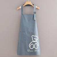 China Item Type Fashion Canvas Polyester Fabric Thick Cotton Apron for Unisex Kitchen for sale