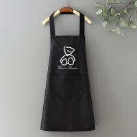 China Item Type Fashion Canvas Polyester Fabric Thick Cotton Apron for Unisex Kitchen for sale