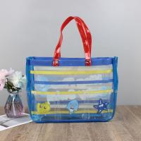 China 2024 Large Capacity PVC Transparent Clear Tote Beach Bags for Daily Life Essentials for sale
