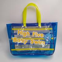 China 2024 Large Capacity PVC Transparent Clear Tote Beach Bags for Daily Life Essentials for sale