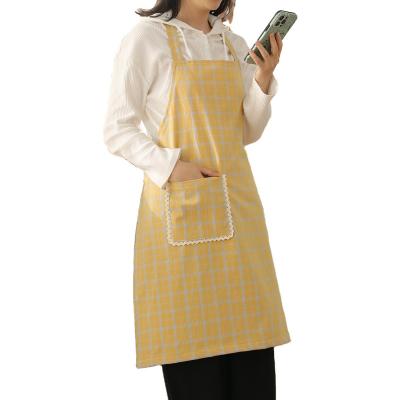China Newest Fashinable Custom Eco-Friendly Recycled Canvas Cotton Apron for Cooking Kitchen for sale