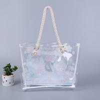 China All Seasons Waterproof Beach Tote Pool Bag for Women Ladies Large Gym Tote PVC Hand Bag for sale