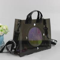 China Customized Color PVC Tote Bag for Fashionable and Clear Shopping Needs for sale