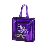 China Transparent PVC Tote Bag for Summer Beach Custom Logo Waterproof Large Size Candy Color for sale