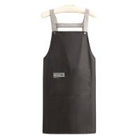 China Custom Logo Cotton Polyester Chef Cooking Apron for Daily Life in Cafe Restaurants Kitchen for sale