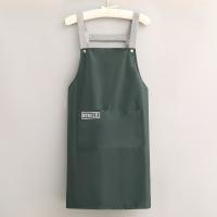 China Custom Logo Cotton Polyester Chef Cooking Apron for Daily Life in Cafe Restaurants Kitchen for sale