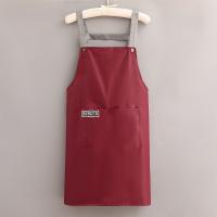 China Custom Logo Cotton Polyester Chef Cooking Apron for Daily Life in Cafe Restaurants Kitchen for sale