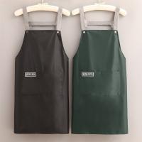 China Custom Logo Cotton Polyester Chef Cooking Apron for Daily Life in Cafe Restaurants Kitchen for sale