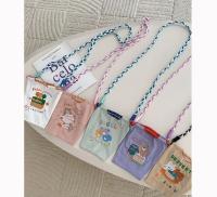 China Newest Fashinable Exquisite Bear Embroidery Handbag Mini Tote Cell Phone Bag OEM/ODM for sale