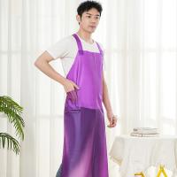 China Waterproof PVC Apron Chemical Resistant Kitchen Chef Aprons for Restaurant Bar for sale
