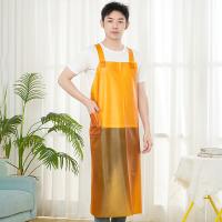 China Waterproof PVC Apron Chemical Resistant Kitchen Chef Aprons for Restaurant Bar for sale