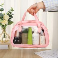 China Newest Fashionable Custom Logo Printed Laser PVC Holographic Cosmetic Bag with Zipper for sale
