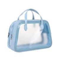 China Newest Fashionable Custom Logo Printed Laser PVC Holographic Cosmetic Bag with Zipper for sale