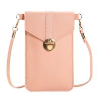 China Daily Life Small Crossbody Phone Bag with Custom Logo Decoration and Neck Strap for sale