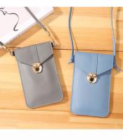 China Daily Life Small Crossbody Phone Bag with Custom Logo Decoration and Neck Strap for sale