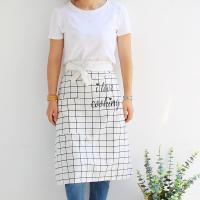 China Wait Staff Uniform Type Custom Coffee Bar Restaurant Chef Waiter Server Waist Apron for sale