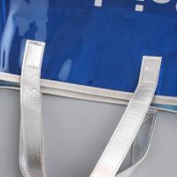 China Transparent PVC Jelly Bag Holographic Fashion Shoulder Shopping Plastic Bag for Women for sale