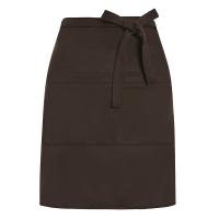 China Customized Logo Daily Life Custom Unisex Blank Waiter Waterproof Half Polyester Apron for sale