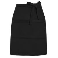 China Customized Logo Daily Life Custom Unisex Blank Waiter Waterproof Half Polyester Apron for sale