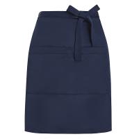 China Customized Logo Daily Life Custom Unisex Blank Waiter Waterproof Half Polyester Apron for sale