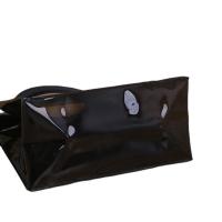 China Clear Transparent Holographic Pvc Gift Iridescent Tote Cosmetic Bag with Laser Handle for sale