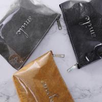 China Custom Logo Print Zipper Storage Bag Luxury Commercial Dupont Toiletry Bag for Daily for sale