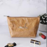 China Custom Logo Print Zipper Storage Bag Luxury Commercial Dupont Toiletry Bag for Daily for sale