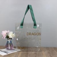 China Newest Fashionable PVC Clear Duffle Bag With Logo Zipper for Shopping and Beach for sale