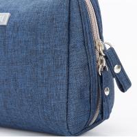 China Customized Pattern Logo Print Oxford Cloth Travel Storage Bag for Waterproof Toiletries for sale