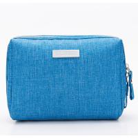 China Customized Pattern Logo Print Oxford Cloth Travel Storage Bag for Waterproof Toiletries for sale