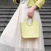 China Waterproof M Size Hand Tote for Outdoor Activities PVC Lining Material Beach Bogg Bag for sale
