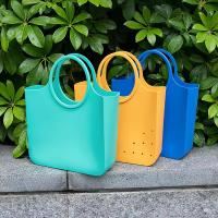 China Waterproof M Size Hand Tote for Outdoor Activities PVC Lining Material Beach Bogg Bag for sale