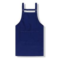 China Plain Solid Color Canvas Apron for Waterproof Kitchen in Commercial Cafe Restaurant for sale