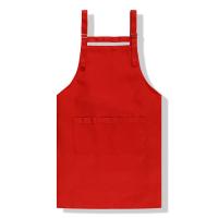 China Plain Solid Color Canvas Apron for Waterproof Kitchen in Commercial Cafe Restaurant for sale