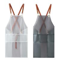 China Customized Color TPU Barber Apron for Daily Life Kitchen Baking Painting Hairdressing for sale