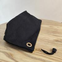 China OEM/ODM Accepted Custom Logo Printed Canvas Zipper Makeup Bag for Pencil and Coin Storage for sale