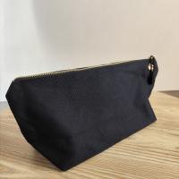China OEM/ODM Accepted Custom Logo Printed Canvas Zipper Makeup Bag for Pencil and Coin Storage for sale
