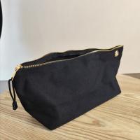 China OEM/ODM Accepted Custom Logo Printed Canvas Zipper Makeup Bag for Pencil and Coin Storage for sale