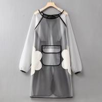 China Accepable OEM/ODM TPU Thick Hairdresser Cafe Transparent Apron for Restaurant Bar for sale