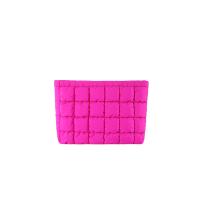 China Polyester Lining Square Feather Bag 2024 Trend Pure Color Clutch Bag for Fashionable Women for sale