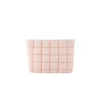 China Polyester Lining Square Feather Bag 2024 Trend Pure Color Clutch Bag for Fashionable Women for sale
