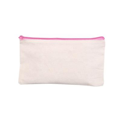 China Customized Logo Print Canvas Pencil Bag for Customer Requirements for sale