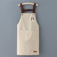 China Aprons Customized Color Unisex Multipurpose Canvas Polyester Restaurant Coffee Bartender for sale