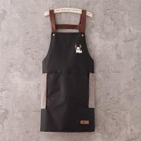 China Aprons Customized Color Unisex Multipurpose Canvas Polyester Restaurant Coffee Bartender for sale