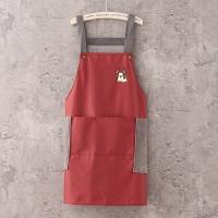 China Aprons Customized Color Unisex Multipurpose Canvas Polyester Restaurant Coffee Bartender for sale